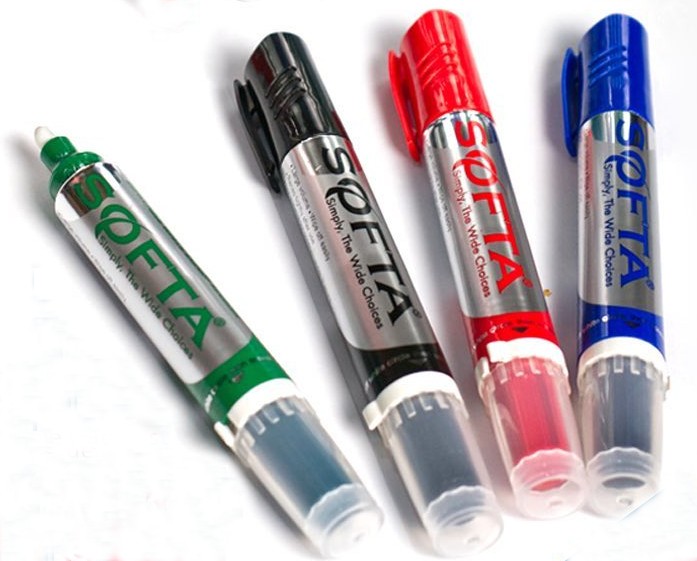 Softa refillable white board marker pen 10 pcs | Daraz.lk