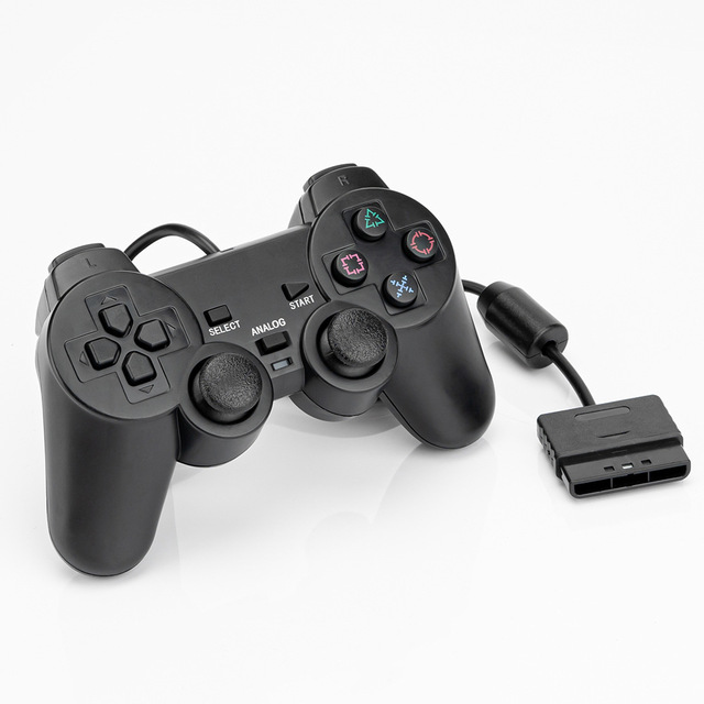 Data Frog Wired Controller For Ps2 Gamepad Joystick Remote Double Retro ...
