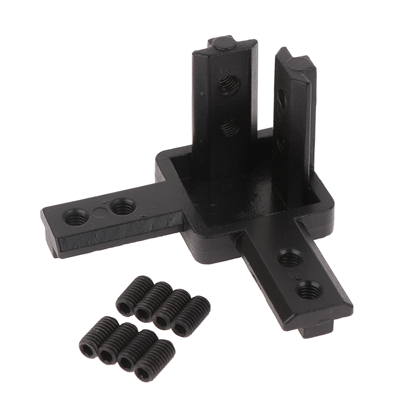 4pack 3-Way End Corner Bracket Connector For T Slot 2020 3030 4040 ...