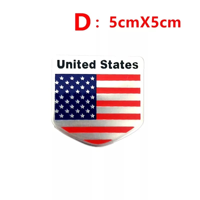 Car USA Flag Sticker Badge- 1Pcs | Daraz.lk