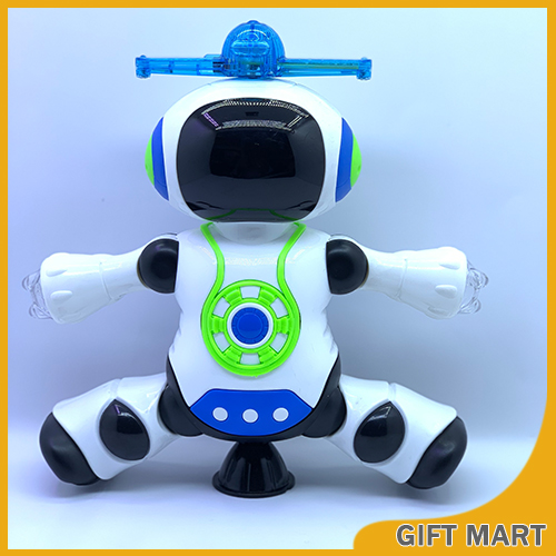 Dancing Robot with 3D Lights and Music (Multi-Color) | Daraz.lk