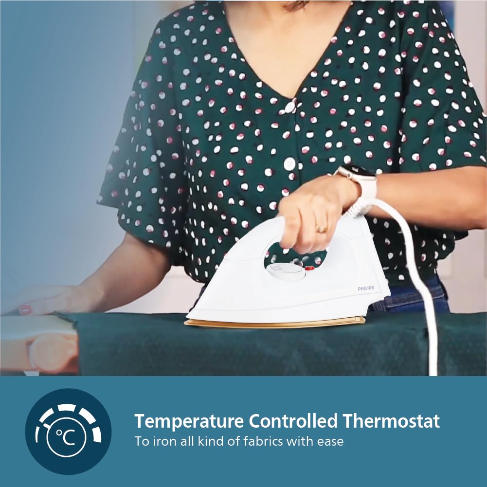 Philips 1000-Watt Dry Iron HI114 | Daraz.lk