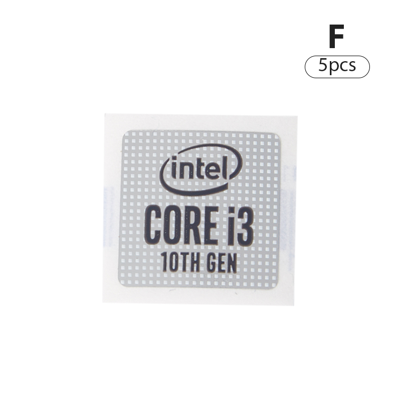 5pcs DIY Original 11th Generation Lntel Core I9 I7 I5 Sticker Laptop ...