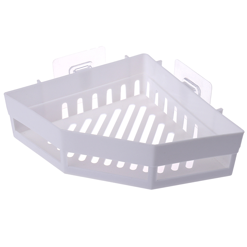 Triangular Shower Caddy Shelf Bathroom Corner Bath Rack Storage Holder ...