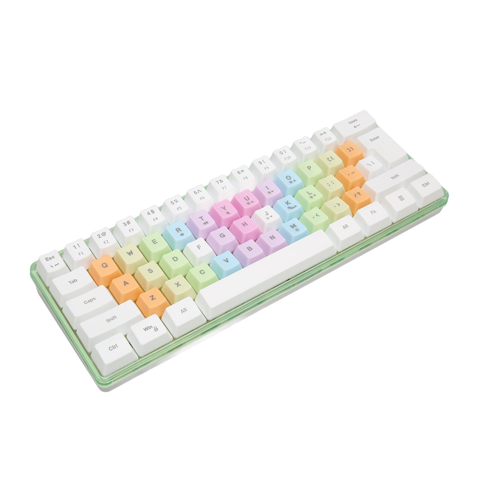 61 Keys Mechanical Keyboard, Beautiful Small Wired Mechanical Keyboard ...