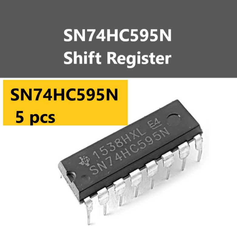 5pcs of SN74HC595N Shift Register IC | Daraz.lk