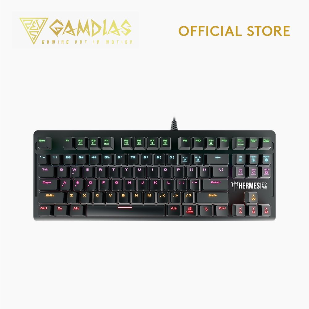 Gamdias Hermes E2 Mechanical Gaming Keyboard [Blue switches] | Daraz.lk