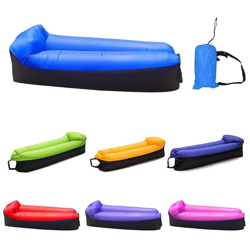 Double Colour Inflatable indoor outdoor Air Sofa | Daraz.lk