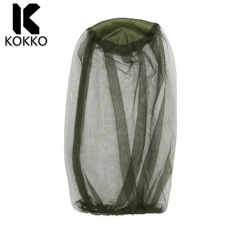 KOKKO Mosquito Head Net Mesh, Face Neck Fly Netting Hood From Bugs ...