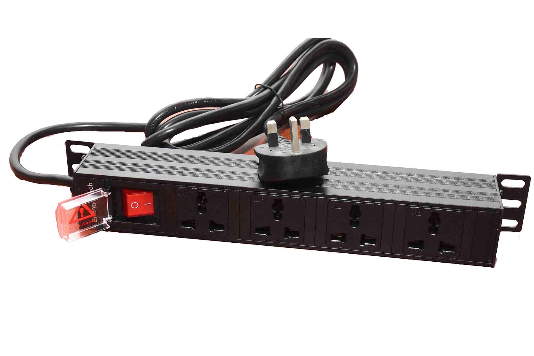 POWER BAR PDU 4 WAY Universal Socket Multi Type Professional Power ...