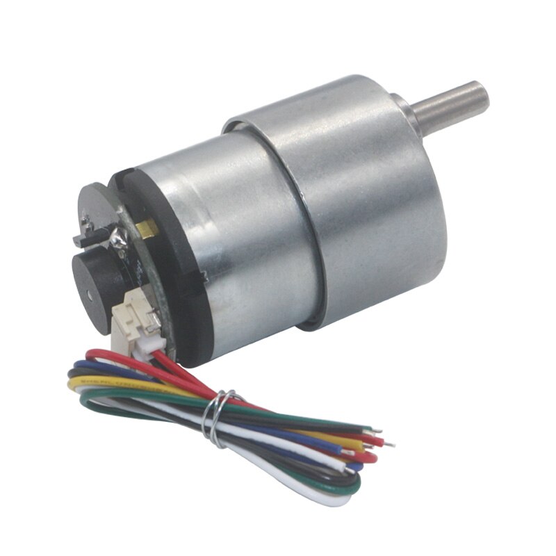 12V Electric Geared Encoder 6V 12 volt Low RPM 7 To 1590RPM Adjustable ...