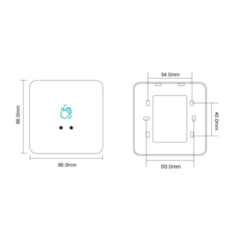 InfraredSurface Installation Contactless Infrared Door Lock No Touch ...