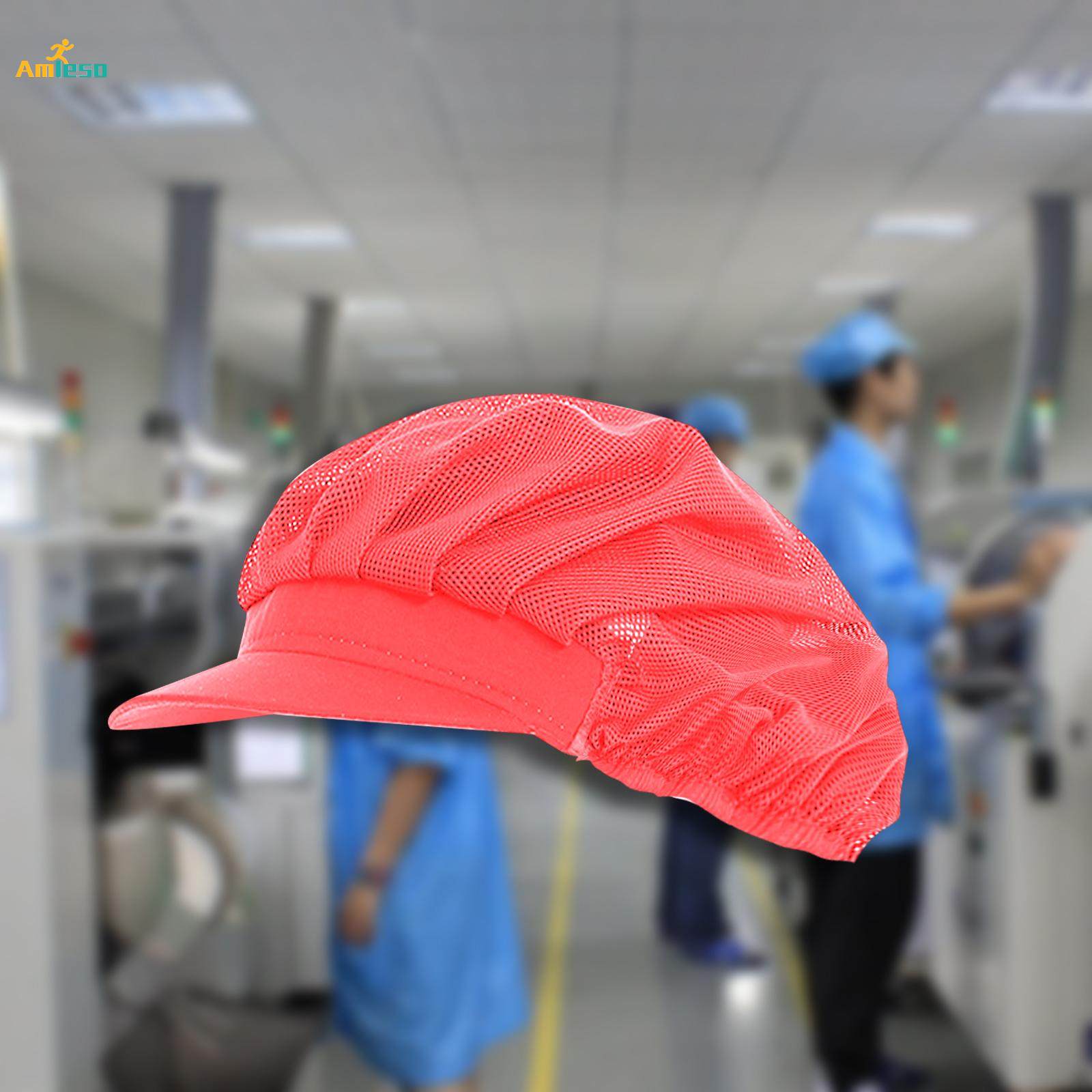 Chef Hat Mesh Food Service Baker Cap Waiter Cap for Commercial ...