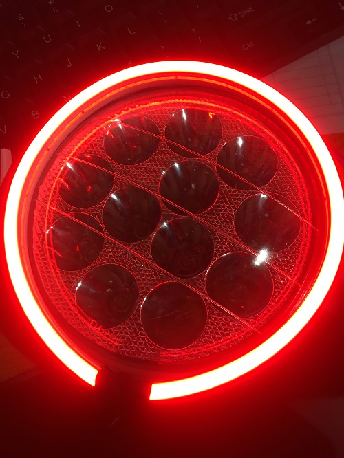 Silencer Head light Ring Light (BIKE / THREEWHEELS) Red | Daraz.lk