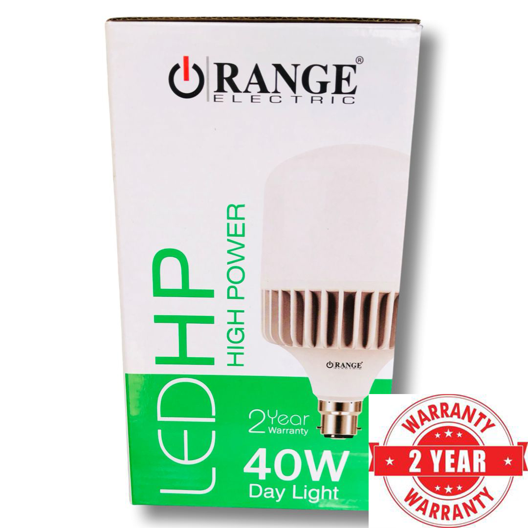 Orange High Power LED Bulb 20W,30W,40W 2Years Warranty Pin Type Bulb ...