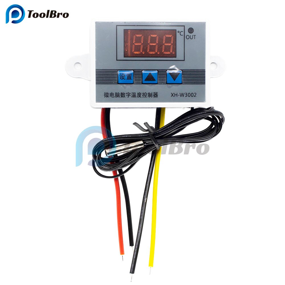 W3002 LED Digital Temperature Controller Regulator AC 110V 220V ...