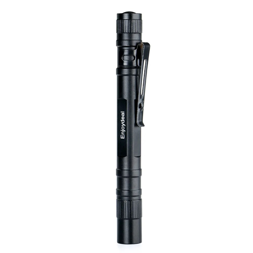 Mini LED Flashlight Penlight 1000 Lumens Lamp Clip Small Flashlights ...