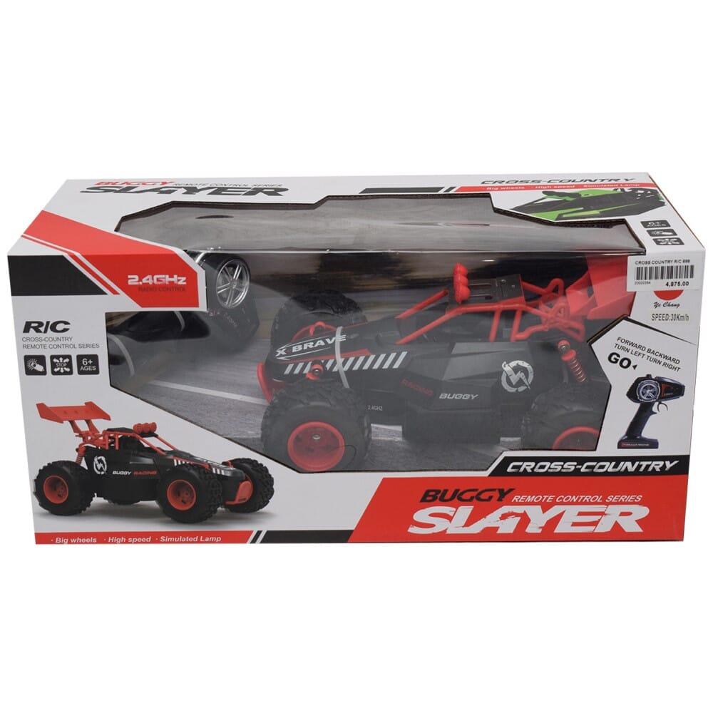 Cross Country Buggy Remote Control Slayer Vehicle Toy - Black & Red ...