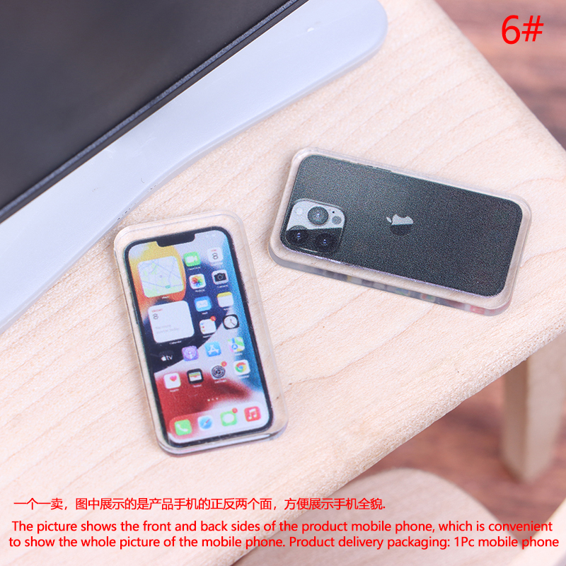 1:12 Dollhouse Miniature Mobile Phone Model Desktop Ornament Living ...
