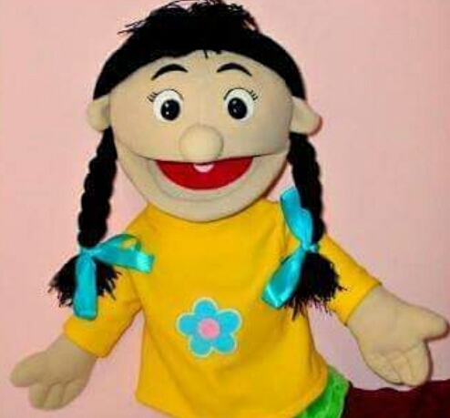 Girl Muppet style Hand Puppet. | Daraz.lk