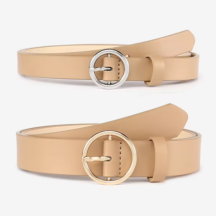 Stylish Women's Minimalist Belts – Elegant Solid Color Waist Belts for ...