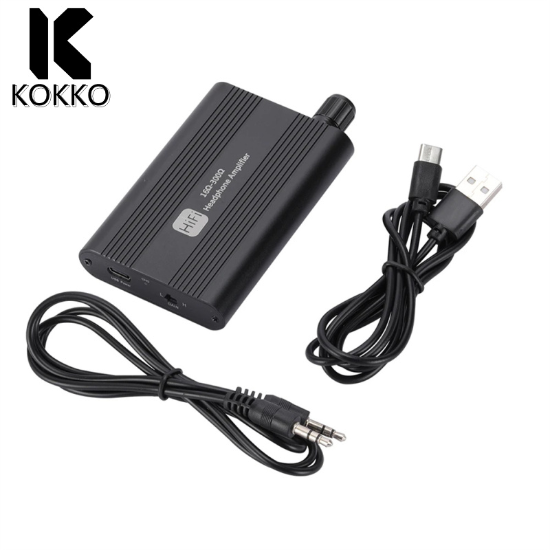 KOKKO Portable HiFi Headphone Amplifier 3.5mm Headphone Amp Components ...