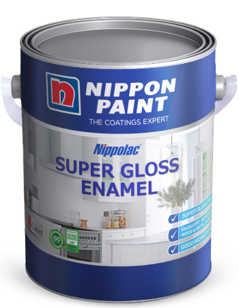 Nippolac Super Gloss Enamel - Black & White Paint | Daraz.lk