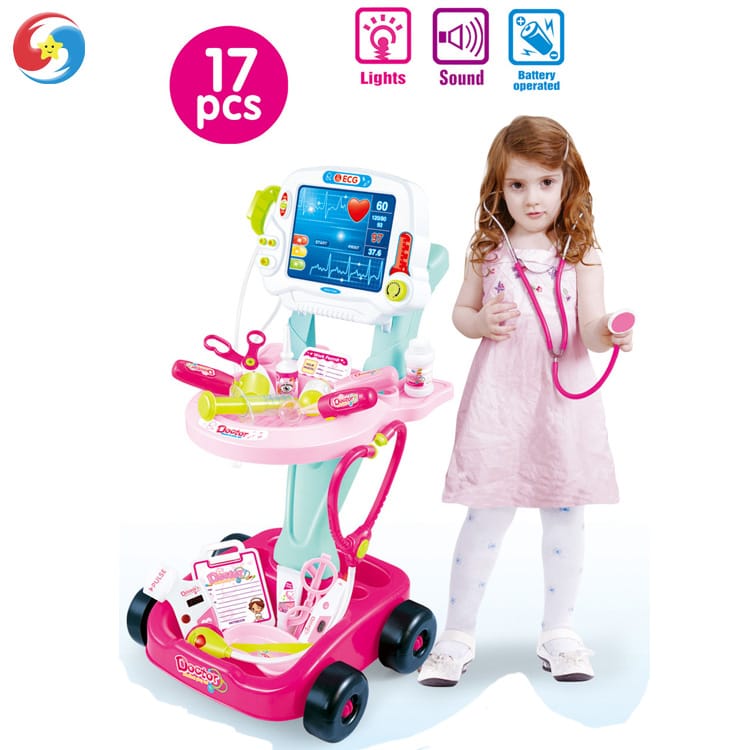 Doctor Toys Pretend Play Set Doctor Set for Kids Doctor Trolley Doctor ...