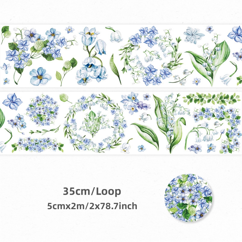 RHS Online Rose Garden Series Flowers Masking Tapes Decorative Sticky ...