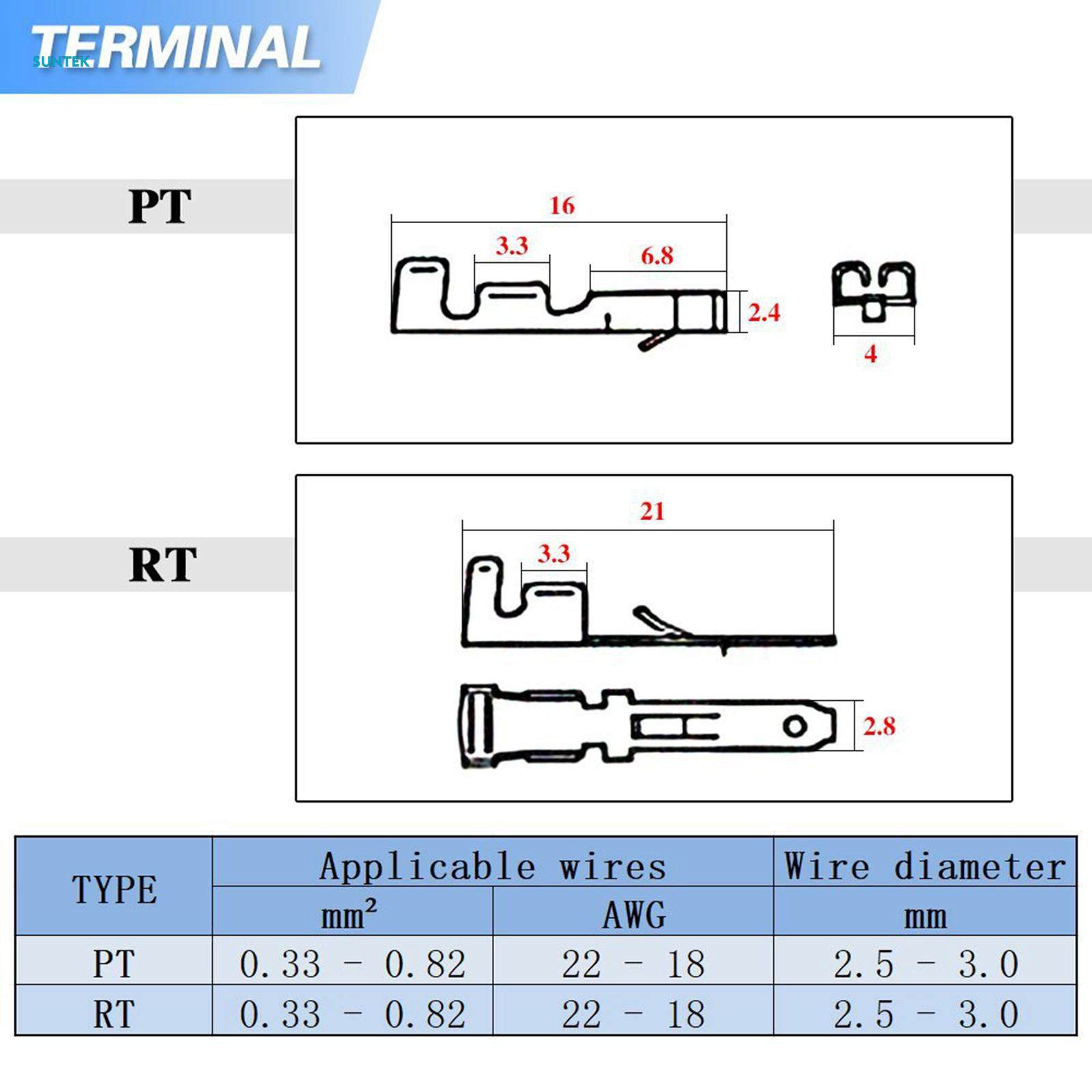 Wire Terminals Professional Car Electrical Connection Terminal for Boat ...