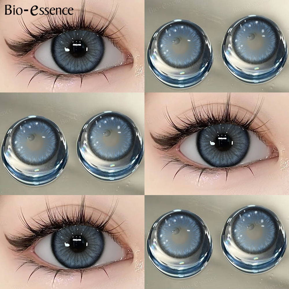 1 【HOT】 Bio-Essence 1 Pair Korean Lenses Colored Contact Lenses With ...