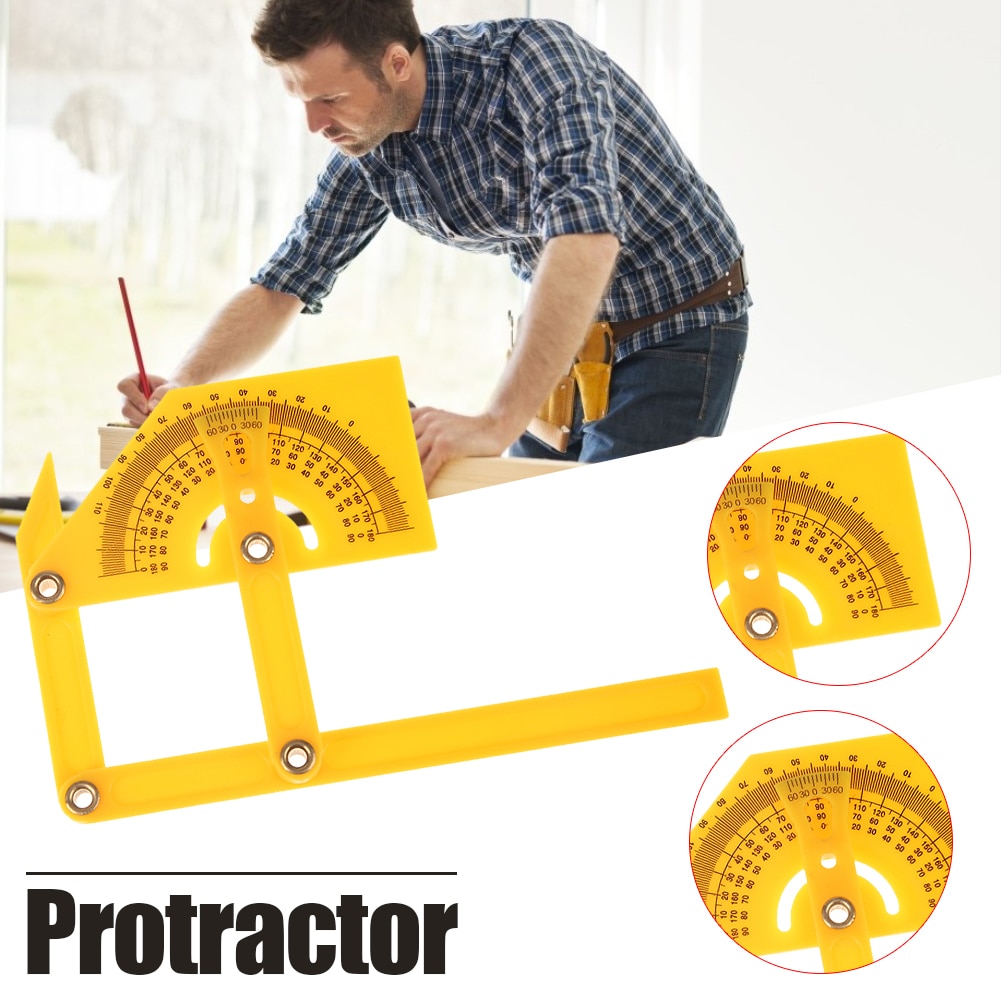Angle Ruler Protractor Corner Angle Finder Carpentry Tools 0° To 180 ...