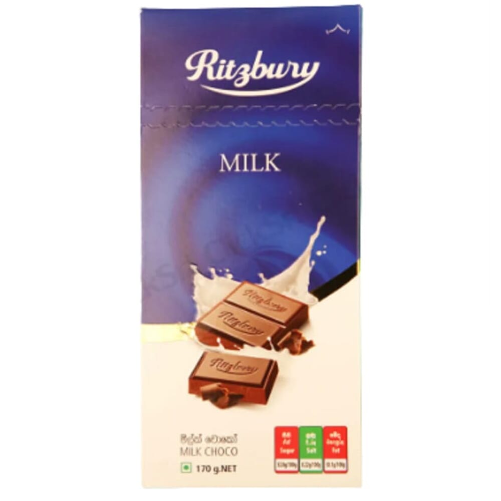 Ritzbury Milk Chocolate 170G | Daraz.lk