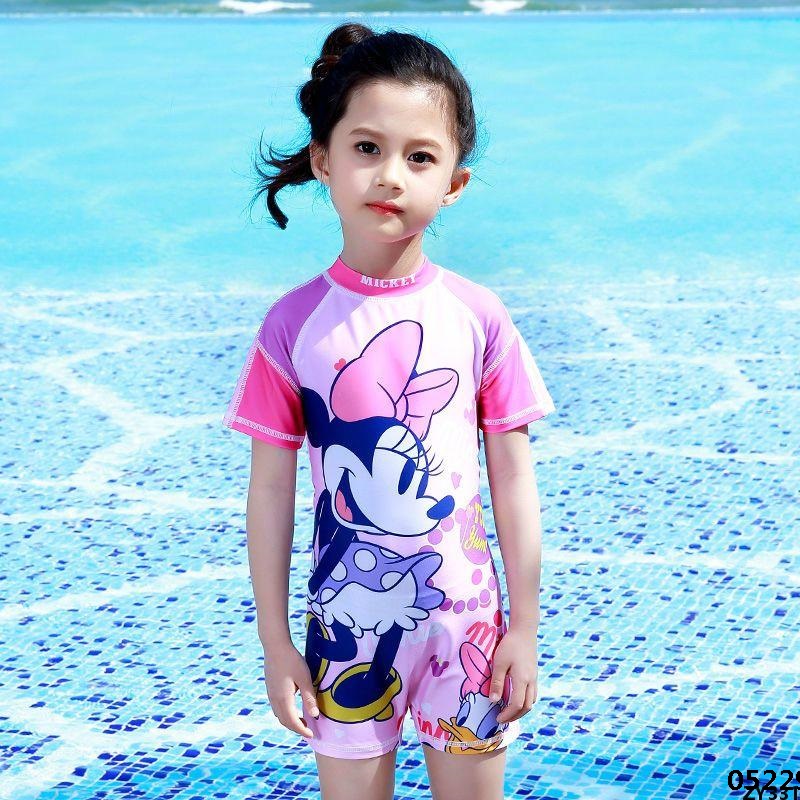 Swimming swimsuit children's quick-drying cute little middle-aged ...
