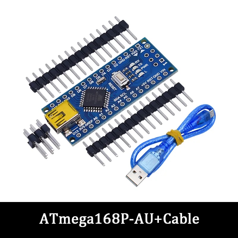 Official Nano Atmega168 controller compatible for arduino nano Atmega168PA-AU CH340 CH340C ...
