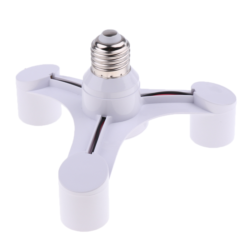 【BestGO】Adjust Light E27 Lamp Adapter Bulb Holder Socket Base Splitter ...