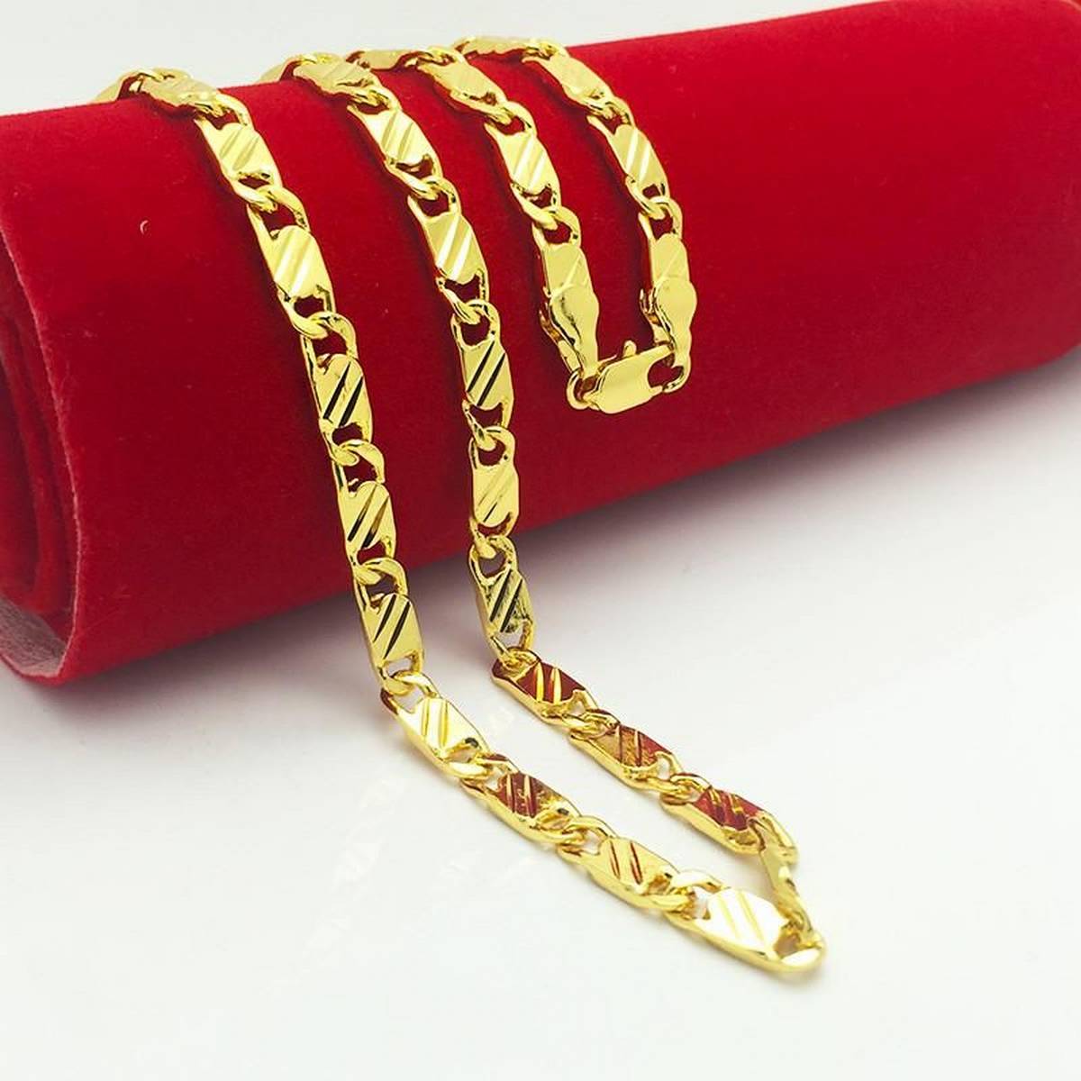 Genuine italian design gold plated chain for men and women | Daraz.lk