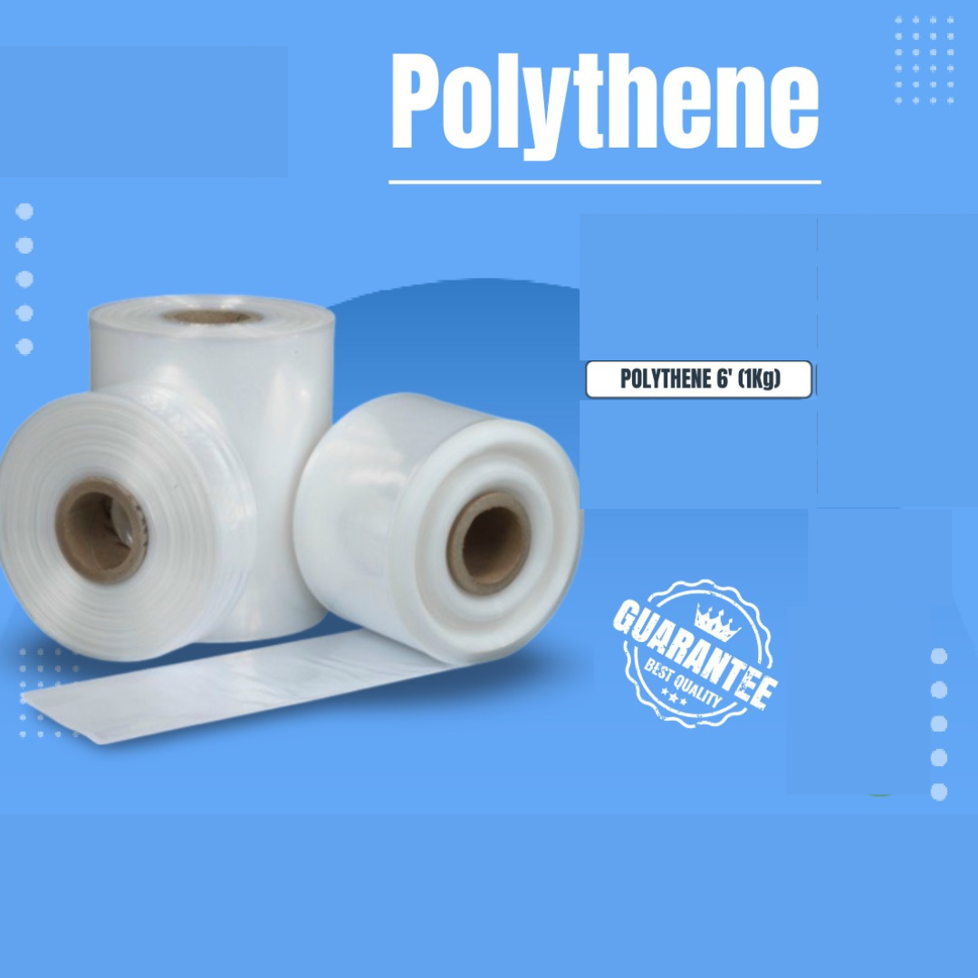 Clear Polythene Poly Tubing plastic layflat Poly Roll – 6” | Daraz.lk