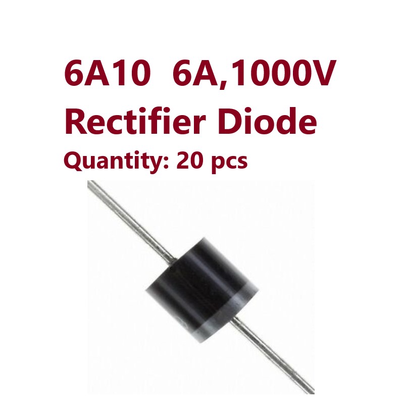 20 pcs of 6A10 6A 1000V Rectifier Diode | Daraz.lk