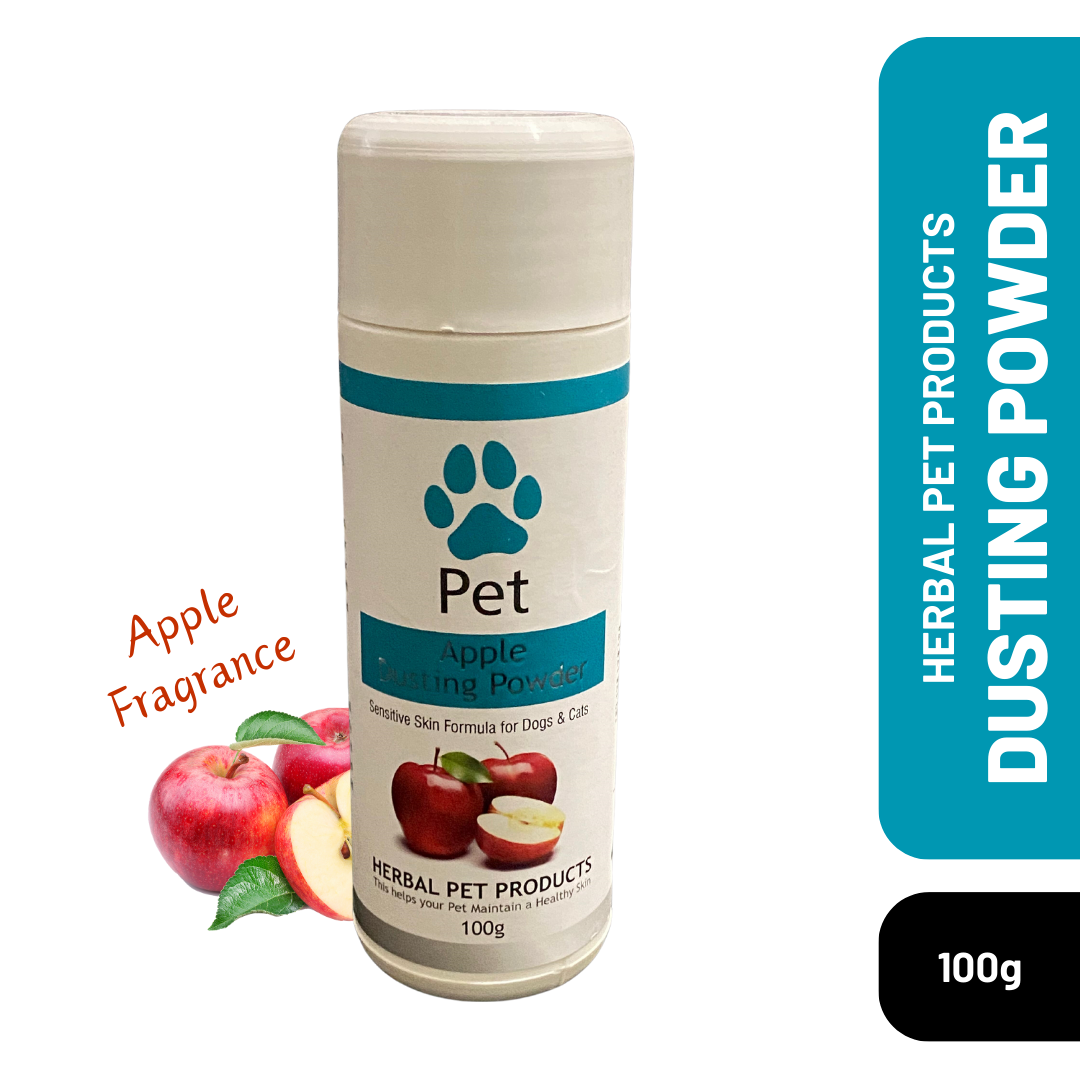Pet Dusting Powder for Cats & Dogs (Apple Fragrance) 100g | Daraz.lk