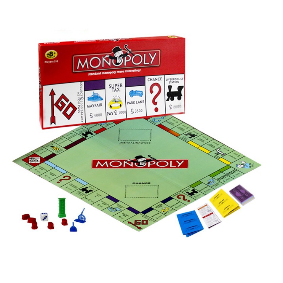 Monopoly Board Game : Standard Red Edition | Daraz.lk