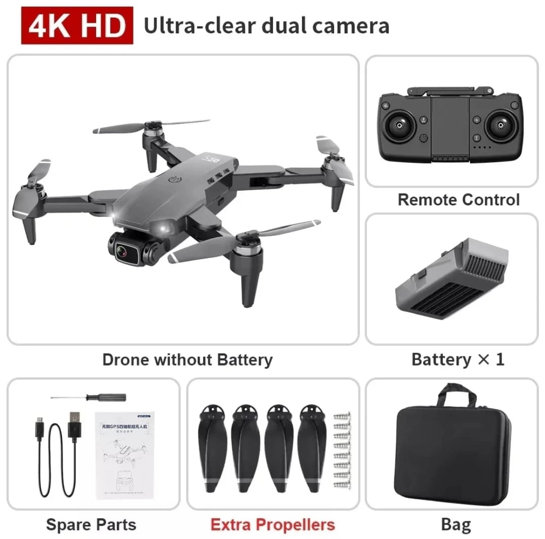 New L900/L600 Pro MAX GPS Drone Profesional 4K HD Camera 5G WIFI FPV ...
