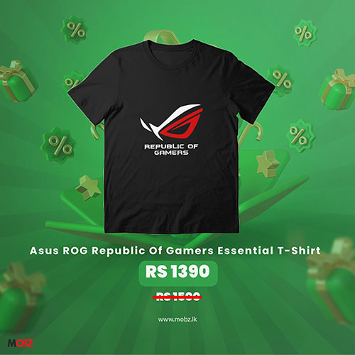 Asus ROG Republic Of Gamers Essential T-Shirt | Daraz.lk