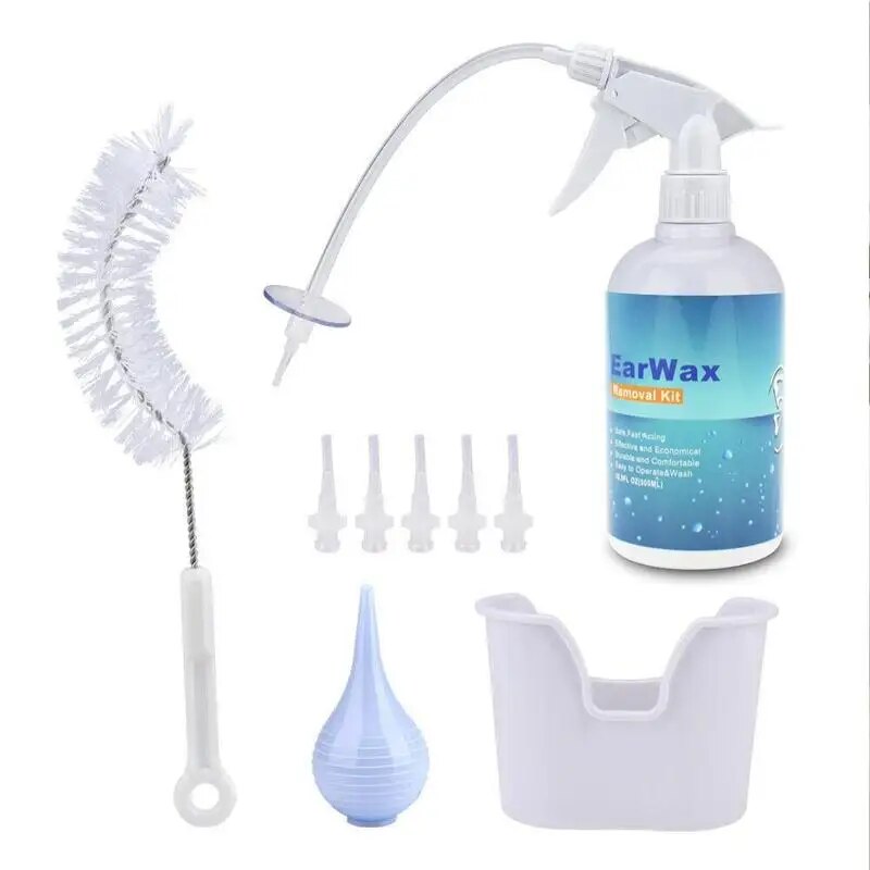 Earwash Set Ear Wax Cleaner Ear Flush Kit Ear Wax Removal Tool Adult ...