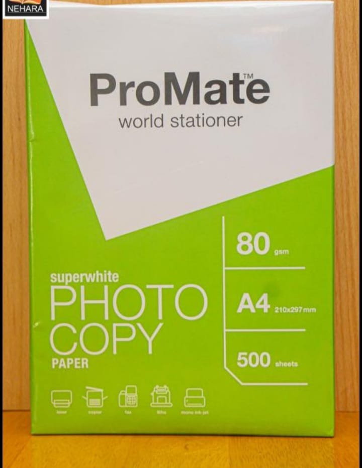 Promate Photocopy Paper 80GSM A4 500 Sheets Pack 5 | Daraz.lk