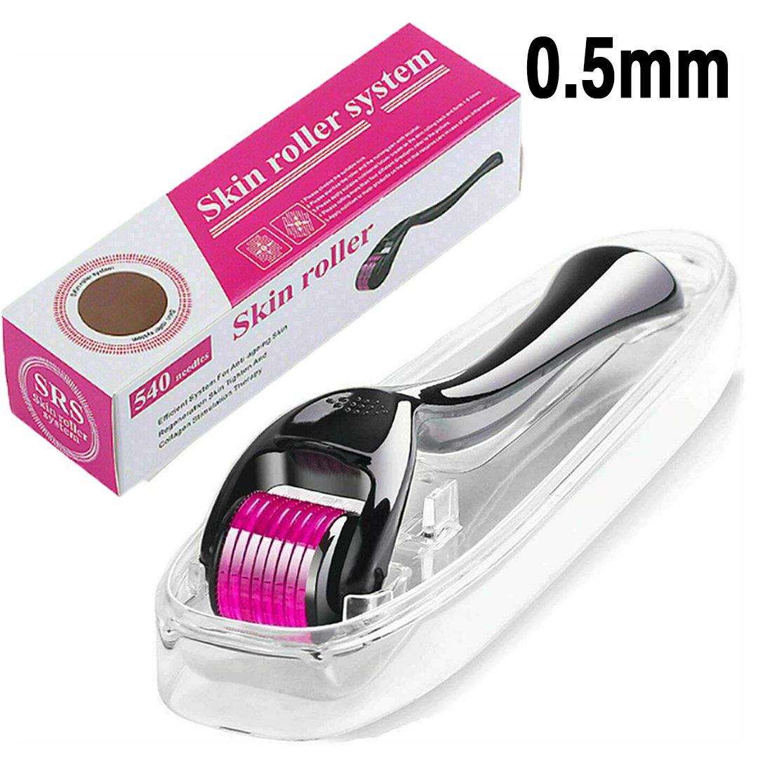 Derma Roller 0.5 mm OriginaI Titanium 540 Micro Needle with Storage Box ...