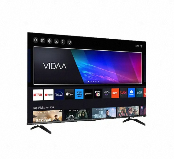 WISDOM 50 inch 4K Smart Android 14 Bluetooth UHD LED Frameless TV with ...