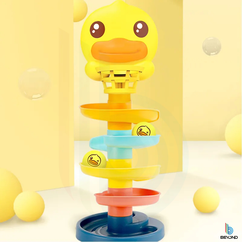 Roll Ball Toy with Sound | Stacking Toy | Educational Track Ball Tower ...