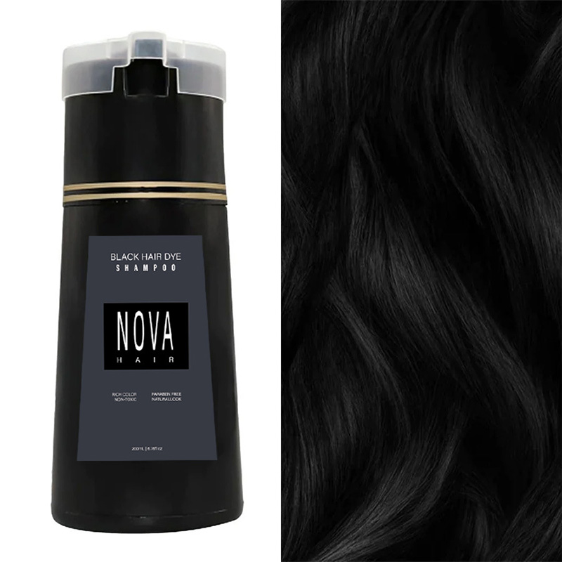 Original Hair Dye Shampoo Nova Hair Instant Dye Shampoo Men Women Quick ...