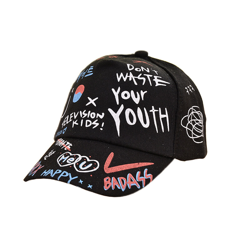 3-9 Y Kid Baseball Cap Students Kids Caps Bend Eaves Adjustable Hip Hop ...